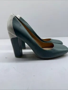 Geox | Shoes | Geox Womens Sage Green Leather Pumps | Poshmark